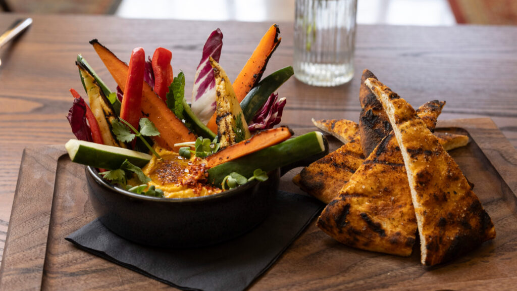 What inspired chef David Bull’s Ginger-Carrot Hummus + Garden ...